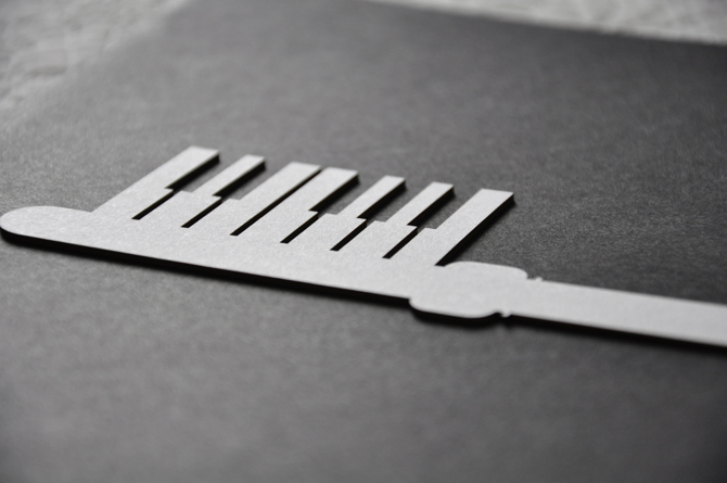 Piano Key (cut-out design) - excites - the Portfolio of Simon C. Page